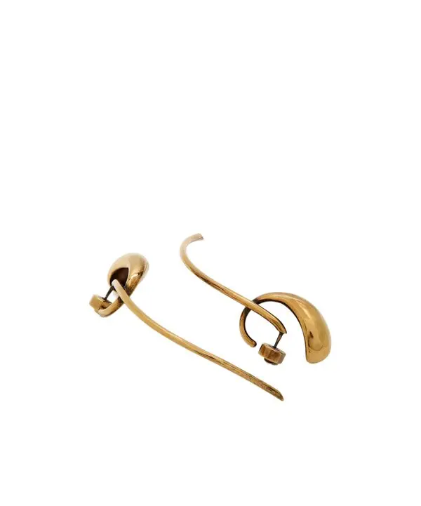 Khaite Cyclone Antique 18kt Gold-plated Drop Earrings