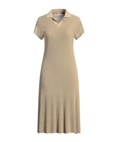 Burberry Midi Knitted Polo Dress