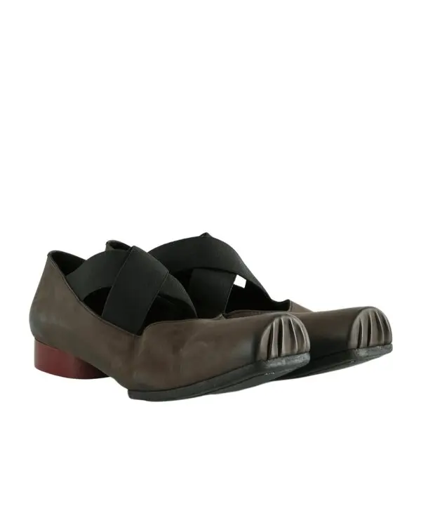 UMA WANG Square-toe Ballet Flats