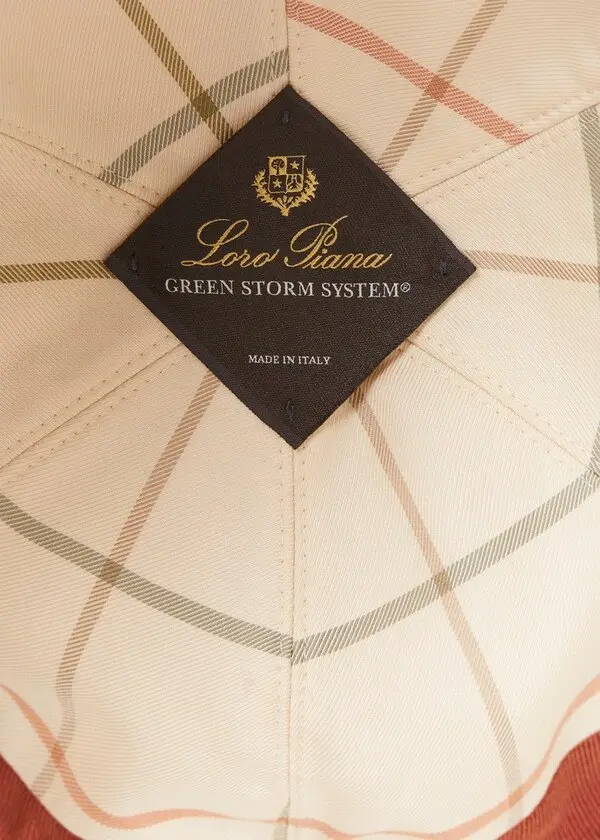 Loro Piana Bicolor Baseball Cap - Maroon/ivory
