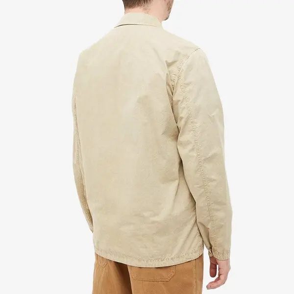 Stone Island Zip-up Shirt Jacket With Logo Detail