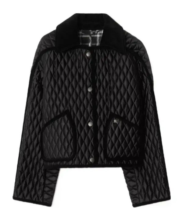 Burberry Cropped Quilted Jacket