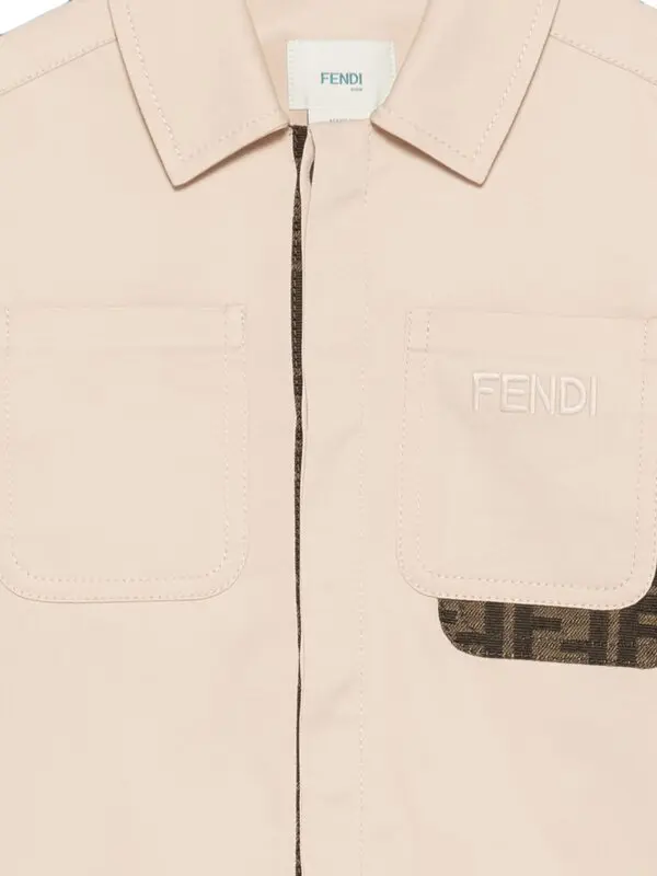 Fendi Ff-motif Embroidered Jacket