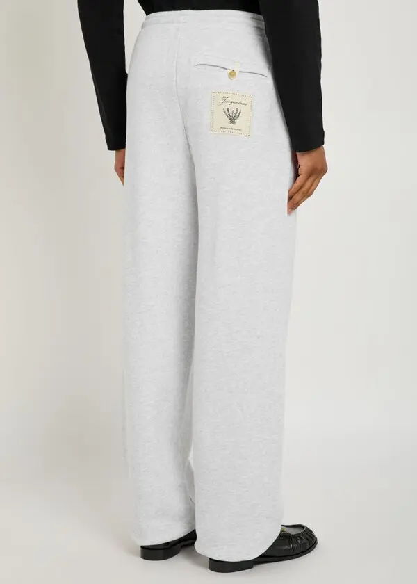 Jacquemus Le Jogging Torneo Cotton Sweatpants - Grey