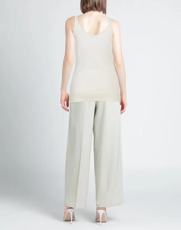 Chloé Wool Lightweight Knit Scoop Neck Sleeveless Top