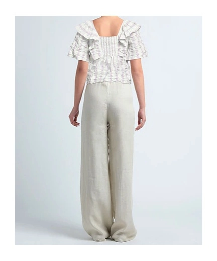 GANNI Printed Square Neck Cover-up