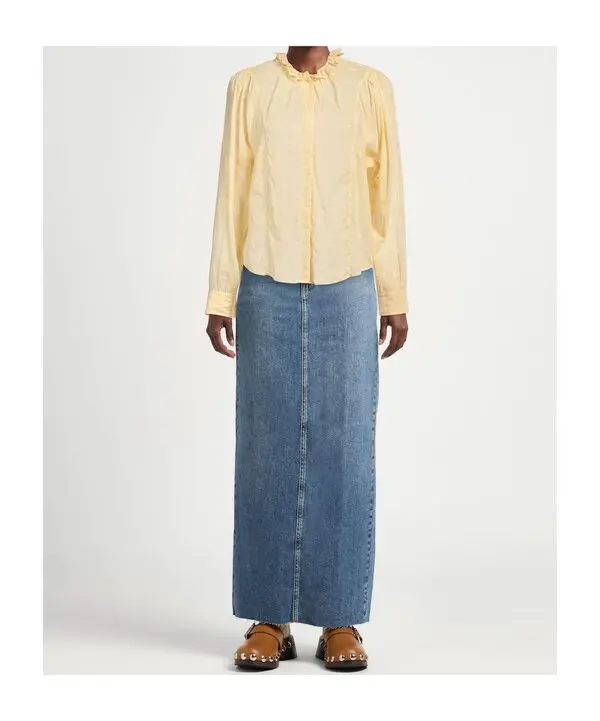 Isabel Marant Étoile Embroidered Long-sleeved Shirt