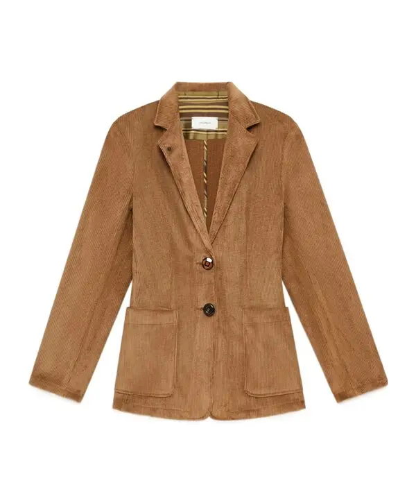 Malìparmi Corduroy Velvet Blazer