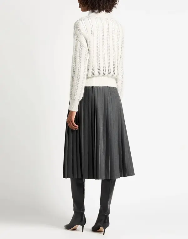 Brunello Cucinelli Open-knit Sequined V-neck Jumper