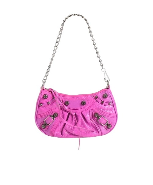 Balenciaga Simple Hobo Bag - Pink