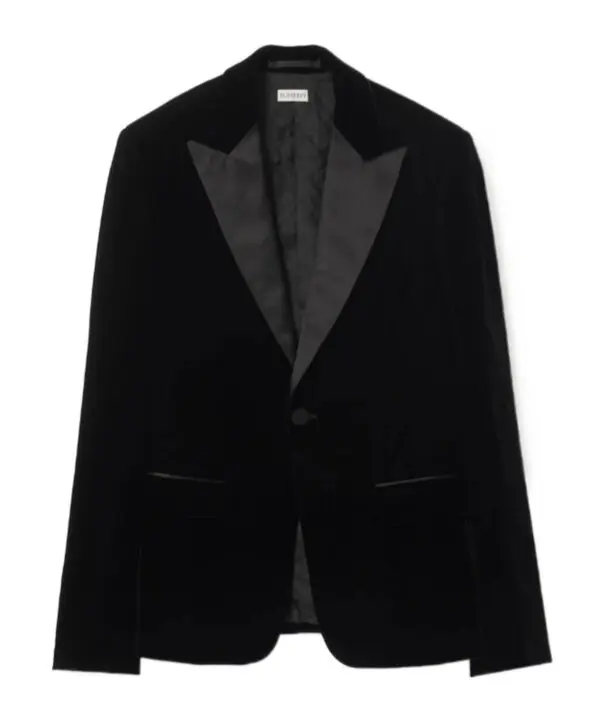 Burberry Velvet Tuxedo Jacket