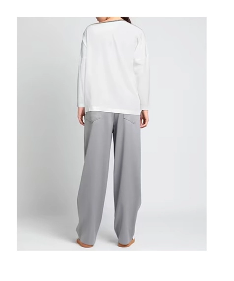 Brunello Cucinelli Embellished Crewneck Long Sleeve Top