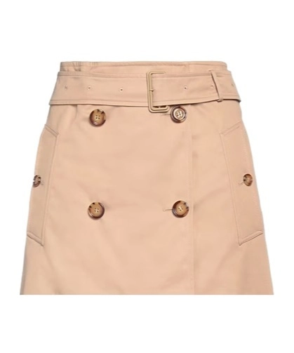 Burberry Twill Belted Mini Skirt