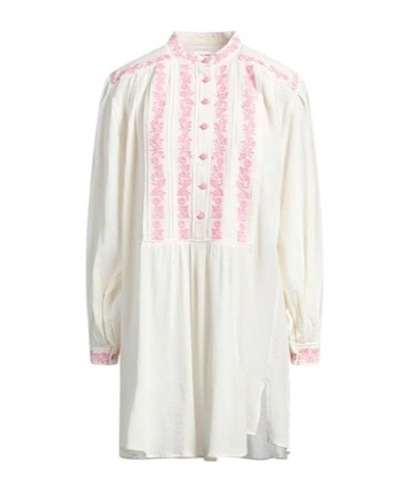 Isabel Marant Étoile Embroidered Shirt Dress