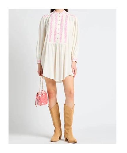 Isabel Marant Étoile Embroidered Shirt Dress