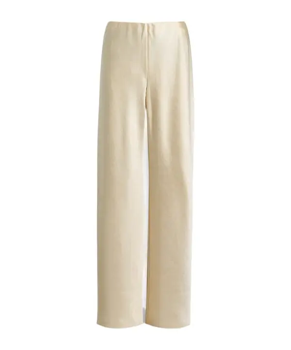 Vince Fluid Satin Bias Trousers
