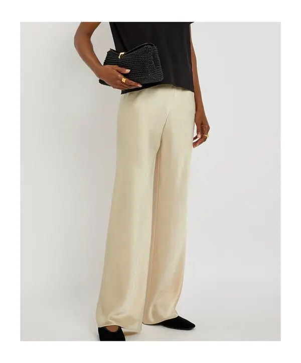 Vince Fluid Satin Bias Trousers