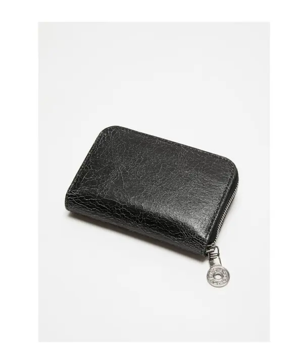 Acne Studios Logo Patch Zipped Wallet