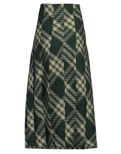 Burberry Wool Wrap Skirt With Fringes