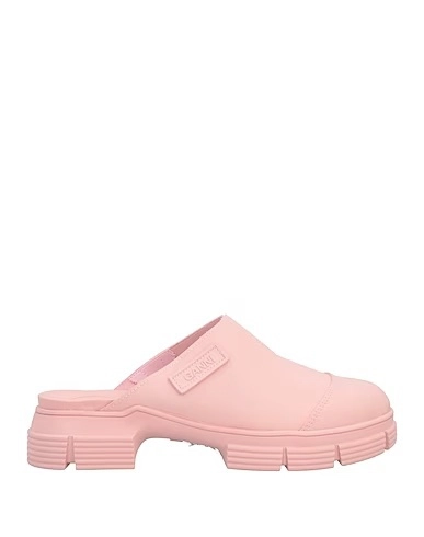 GANNI Rubber Mules With Embossed Logo