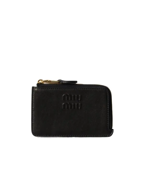 Miu Miu Nappa Leather Envelope Card Holder