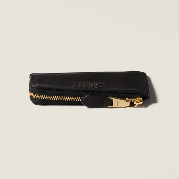 Miu Miu Nappa Leather Envelope Card Holder