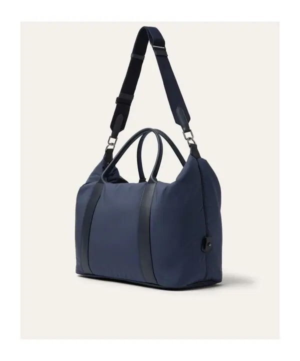 Loro Piana Medium Wind Duffle Bag - Navy Blue/agate