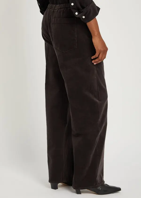 Citizens Of Humanity Aurora Straight-leg Corduroy Trousers - Black