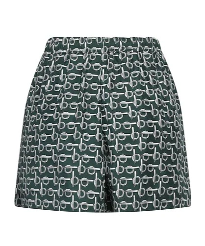Burberry Printed High Waisted Shorts