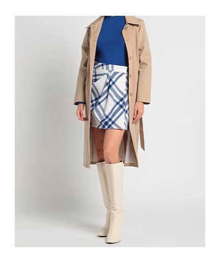 Burberry Checkered Mini Skirt
