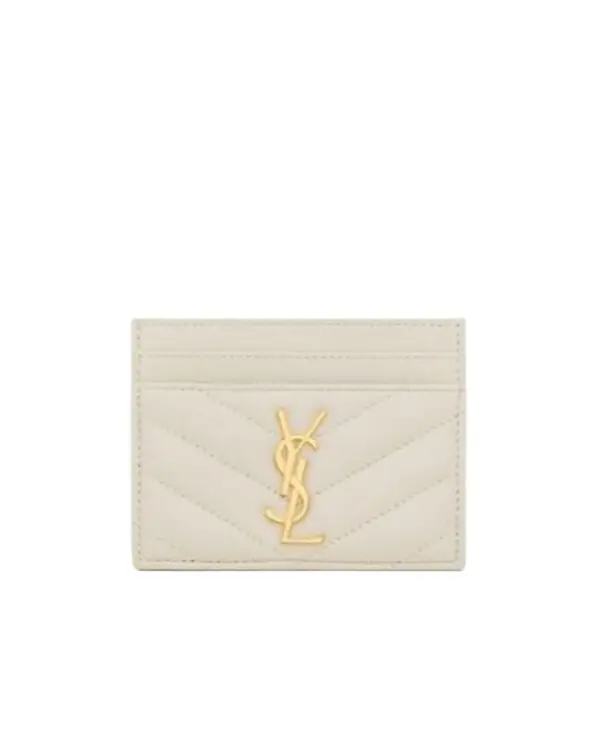 Saint Laurent Cassandre Matelassé Card Case