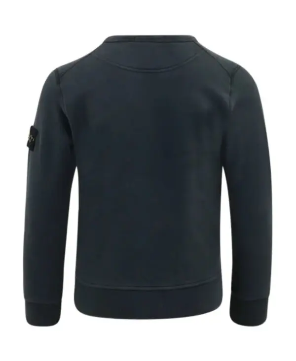 Stone Island Logo-patch Crew Neck Sweatshirt
