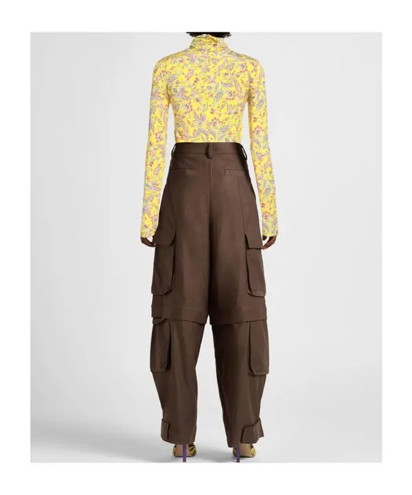 Isabel Marant Étoile Floral Print Turtleneck Long Sleeve T-shirt