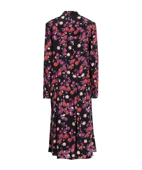 Isabel Marant Étoile Floral Print V-neck Long Sleeve Dress