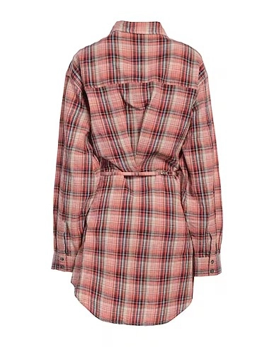 Isabel Marant Étoile Tartan Pattern Buttoned Shirt Dress