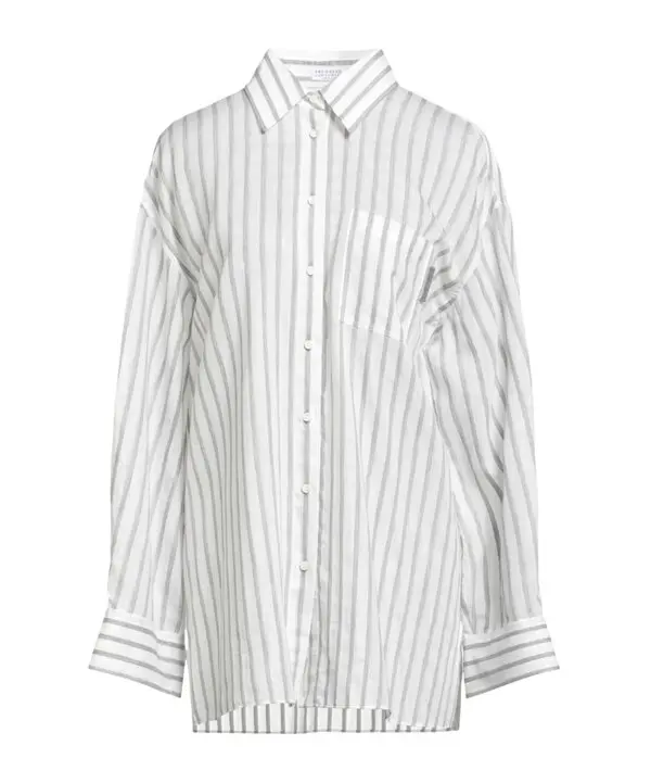 Brunello Cucinelli Striped Jacquard Shirt