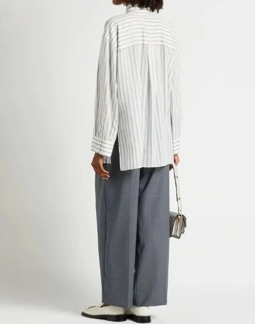 Brunello Cucinelli Striped Jacquard Shirt