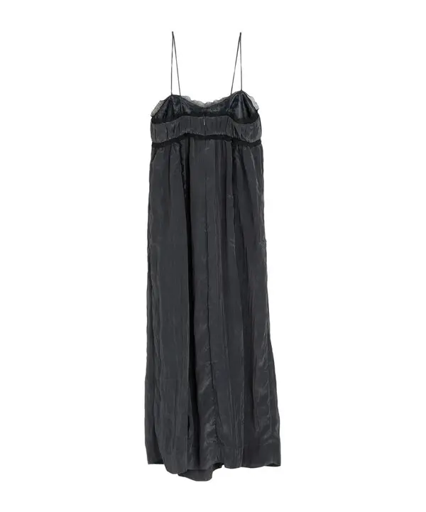 GANNI Sweetheart Neckline Sleeveless Dress