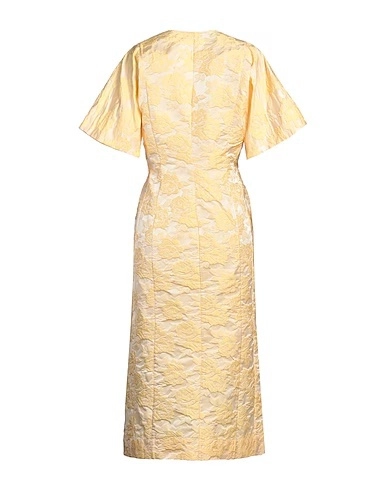 GANNI Floral Jacquard Midi Dress