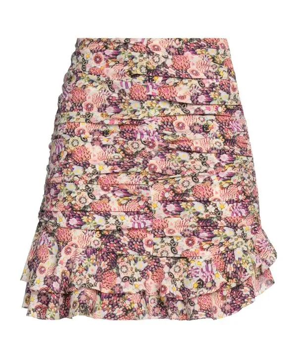 Isabel Marant Étoile Crepe Ruffles Mini Skirt
