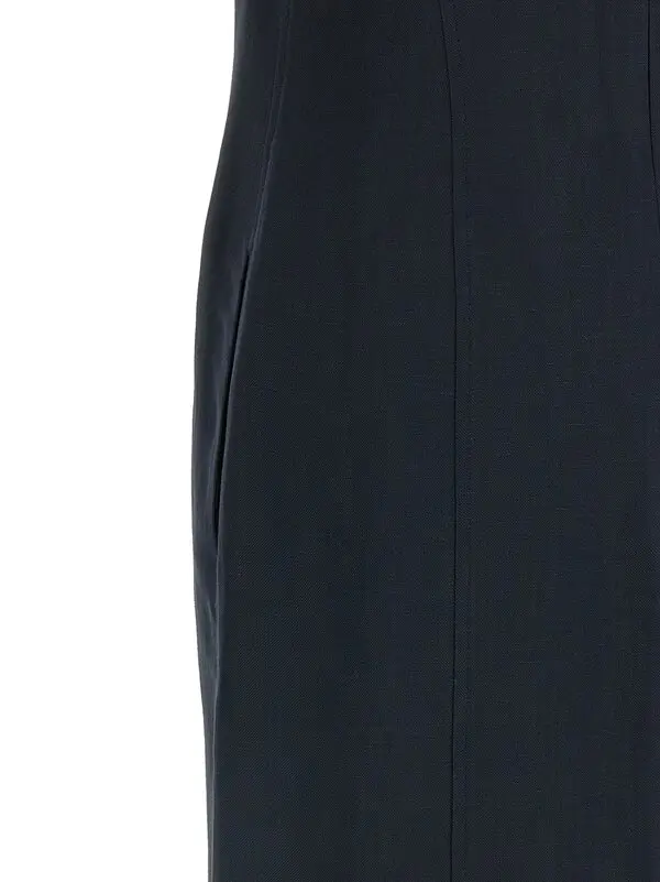 Brunello Cucinelli Monili Embellished Short Sleeve Dress