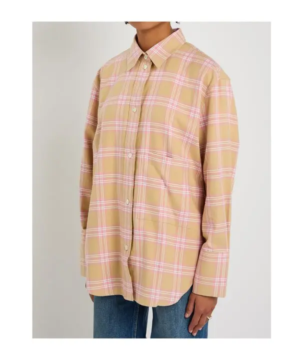 RÓHE Checked Flannel Overshirt