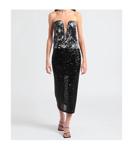 Isabel Marant Étoile Sequined Plunge Neck Sleeveless Top