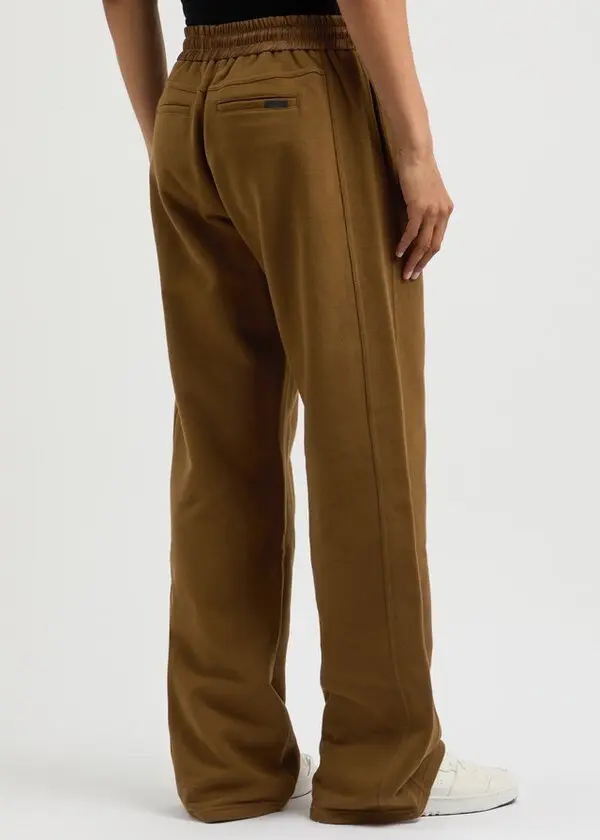 Saint Laurent Logo-embroidered Cotton Sweatpants