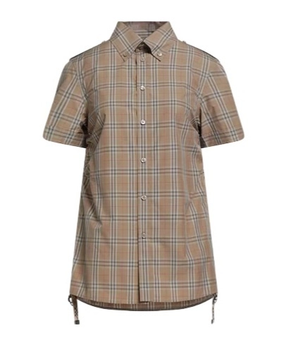 Burberry Short Sleeve Printed Shirt - Nude