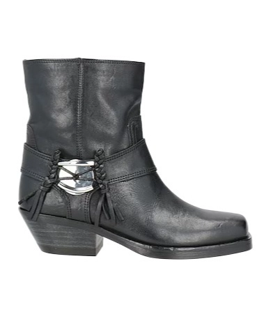Isabel Marant Étoile Leather Cowboy Ankle Boots
