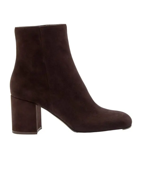 GIANVITO ROSSI Joelle 80 Suede Ankle Boots