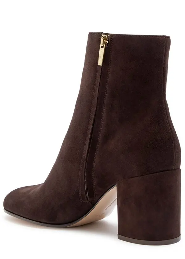 GIANVITO ROSSI Joelle 80 Suede Ankle Boots