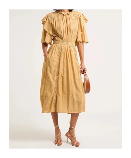 Isabel Marant Étoile Flared Lace Midi Dress
