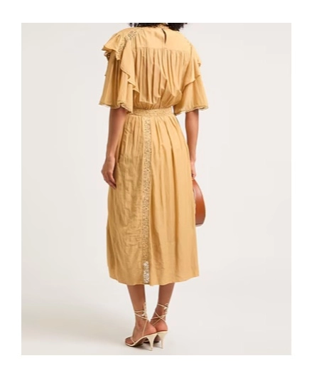Isabel Marant Étoile Flared Lace Midi Dress